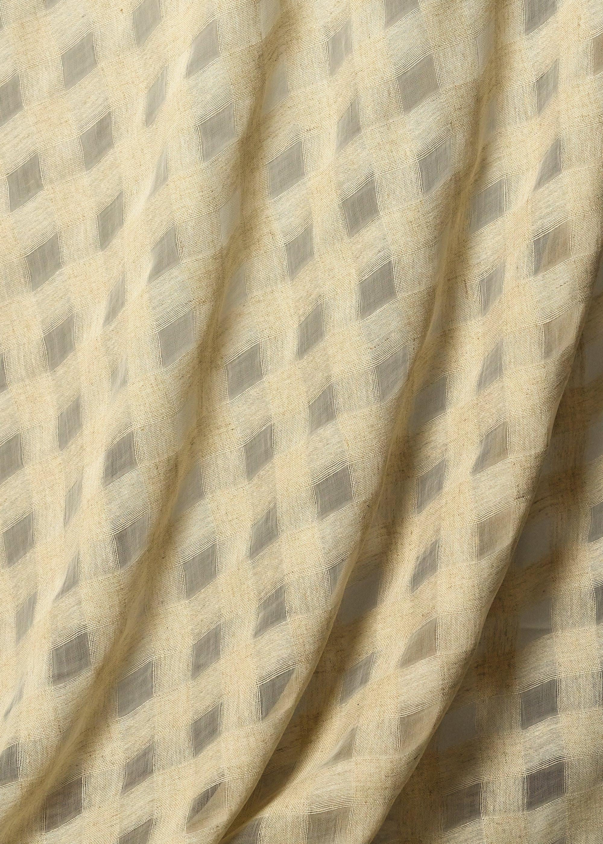 Linen/Rayon Spirit 1inch Checker Mesh Fabric Natural [LNC-LRSC] – BH LINEN