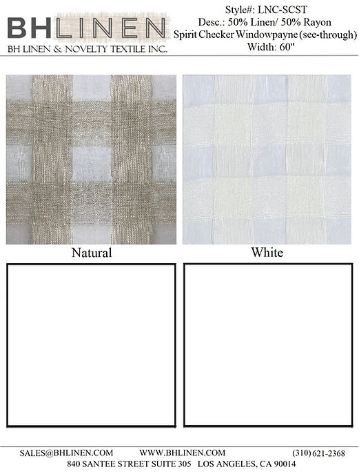 (Swatch) Linen/Rayon Spirit 1inch Checker Mesh – BH LINEN