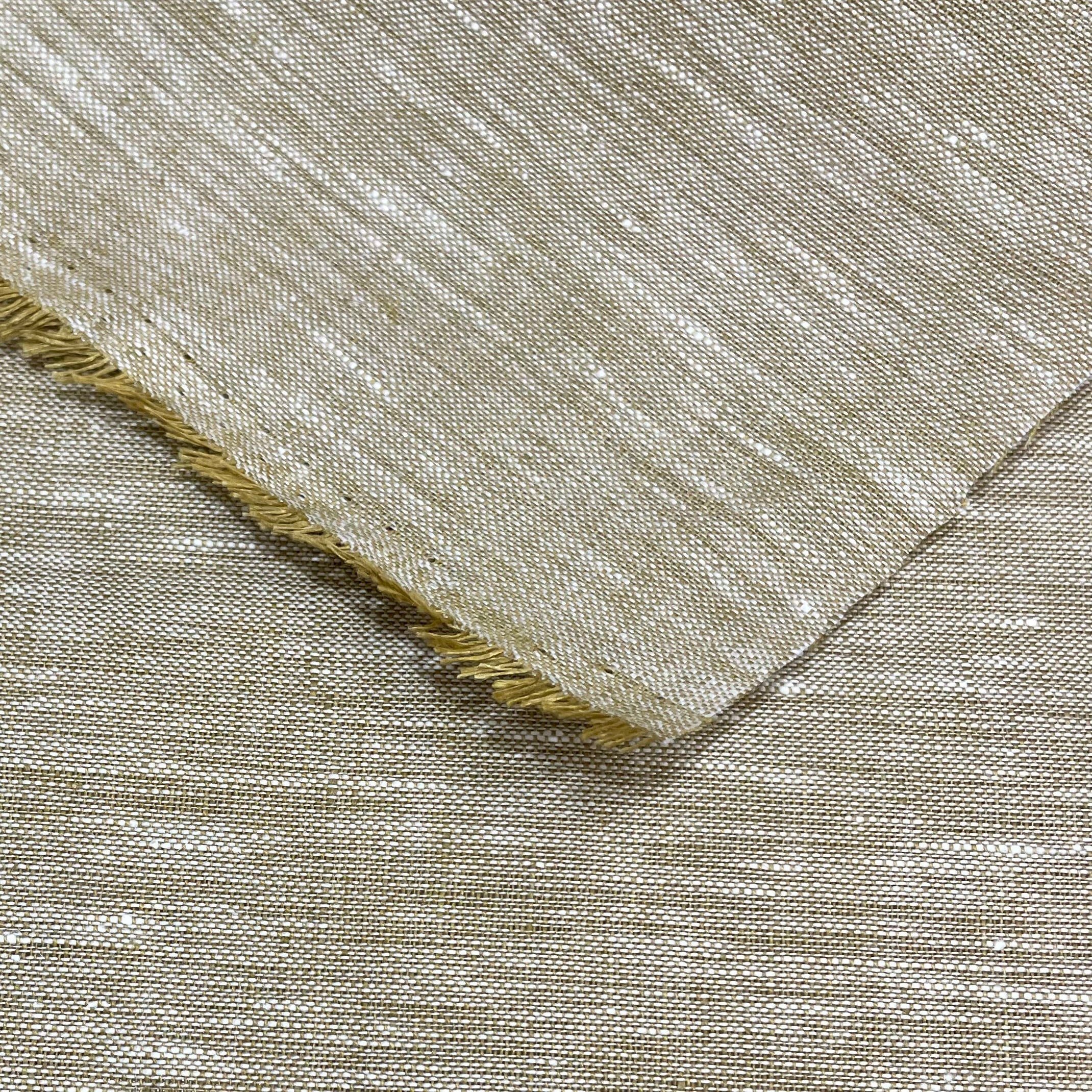 Pure Linen Fabric 2-Tone Melange 6 oz/y² [LSP-L060M] Gold/Ivory – BH LINEN