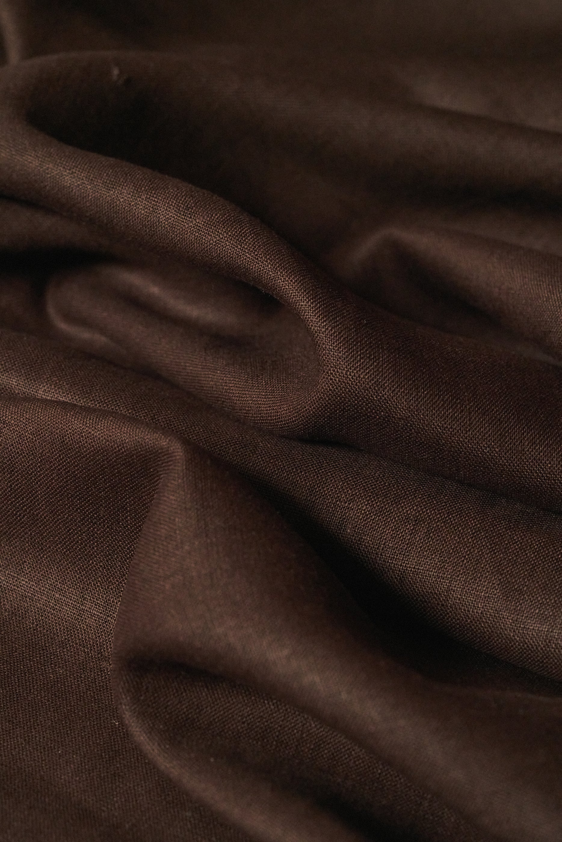 Pure Linen Fabric 5.5 oz/y² Dark Chocolate [LSP-L055] – BH LINEN