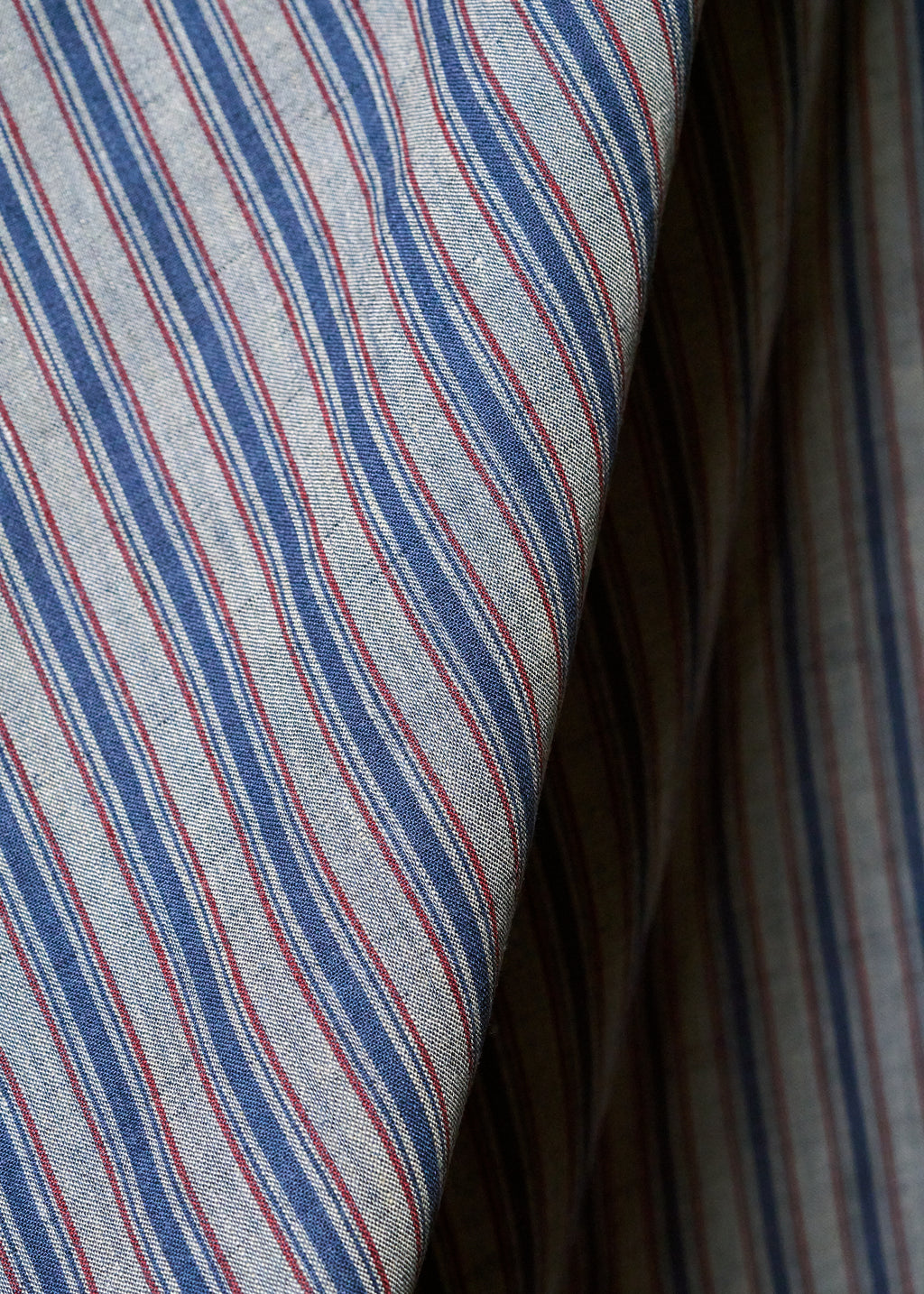 Pure Linen Yarn-Dyed Stripe 3-Tone Fabric [LNS-ITIN] – BH LINEN